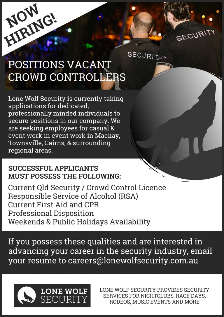 Careers - Lone Wolf Security